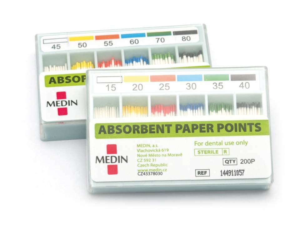 Absorbent paper points